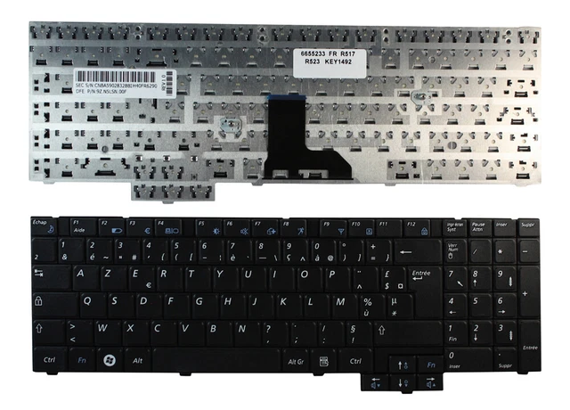 LAYOUT FRANÇAISE NOIR Clavier Pour Samsung NP-R523-DS04CN EUR 79,19 ...