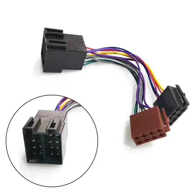 CAR RADIO ISO Adapter Extended Conversion Cable For 106 206 306 307 405 ...