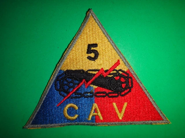 US ARMY 5TH Armored CAVALRY Regiment Patch From Vietnam War Era £9.19 - PicClick UK