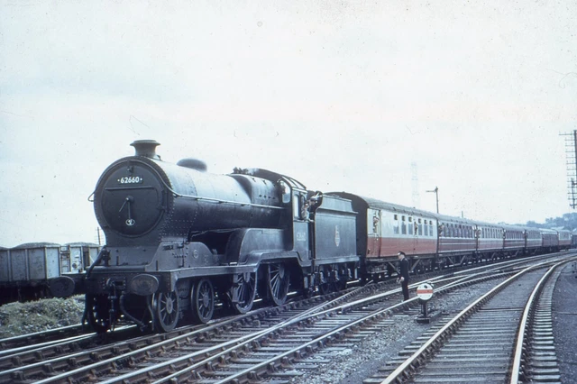 TRANSPORT RAILWAY COLOUR Slide 62660 Calder Bridge Junction 1958 £1.30 ...