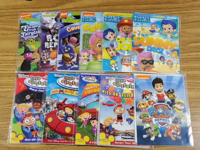 LOT DE 11 DVD The Backyardigans Nick Jr. 3 + 3 Bubble Guppies + 4 ...