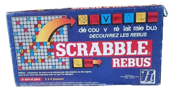 SCRABBLE REBUS VINTAGE 1985 J.w. Spear Habourdin Ref 511050 9 Ans Plus ...
