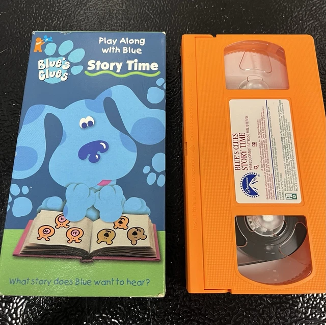 BLUE'S CLUES -STORY Time VHS 1998 Nick Jr, Paramount £10.53 - PicClick UK