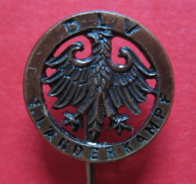 ALTES ABZEICHEN LEICHTATHLETIK DLV 1. Länderkampf Adler EUR 6,99 ...