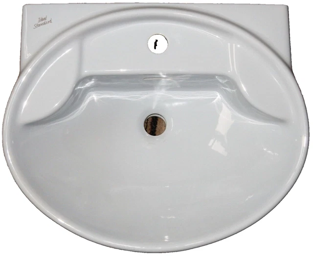 IDEAL STANDARD TULIP Basin 56cm 1TH ped-version WHISPER BLUE Collection ...