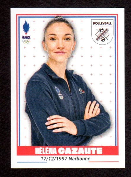 STICKER PANINI EQUIPE de France JO PARIS 2024 #270 Héléna CAZAUTE ...