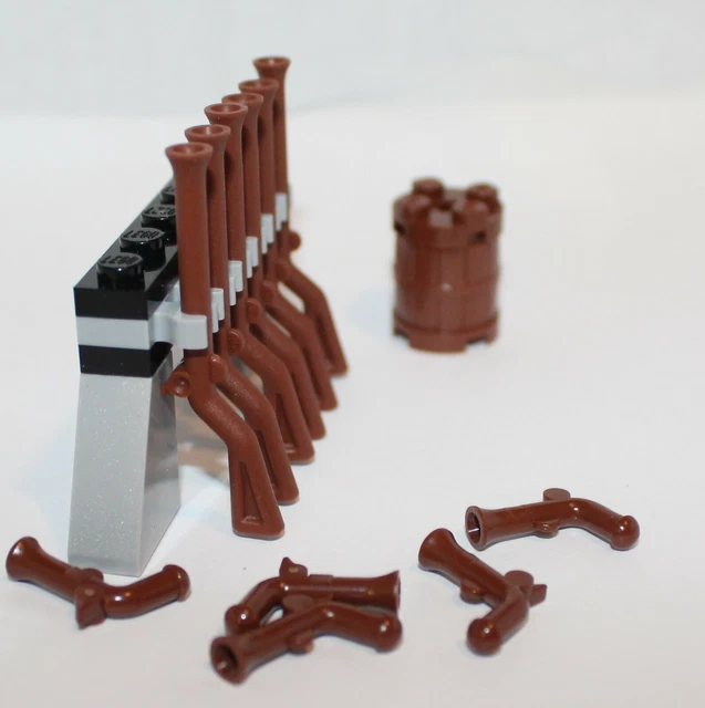 NEW - LEGO - Lot of 6 Pirate Brown Weapon Flintlock Musket Gun 21322 ...