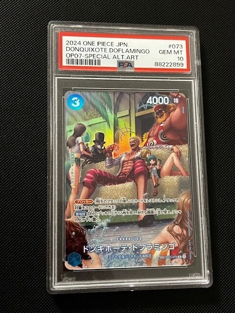 PSA 10 DONQUIXOTE Doflamingo Op01-073 R Alt Art One Piece Card Japanese M964 EUR 79,00 - PicClick FR