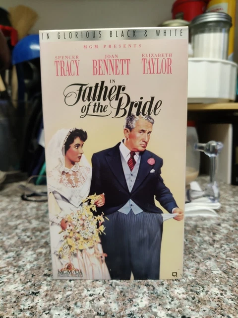 FATHER OF THE Bride VHS Tape Spencer Tracy Joan Bennett Elizabeth ...