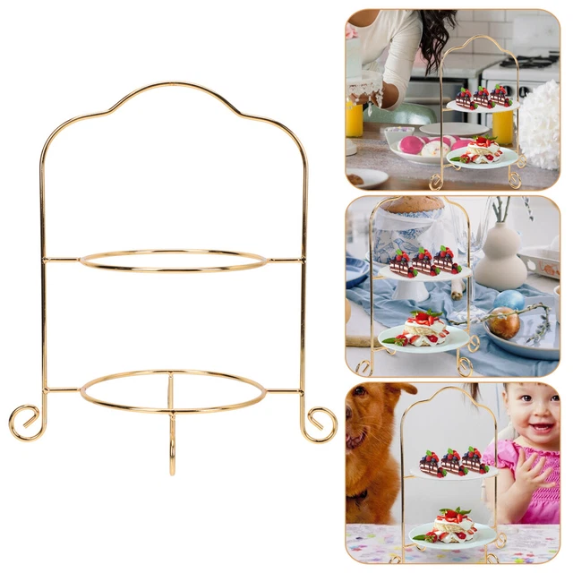CAKE RISER RACK Party Food Server Rack Floating Cake Stand Appetizer ...