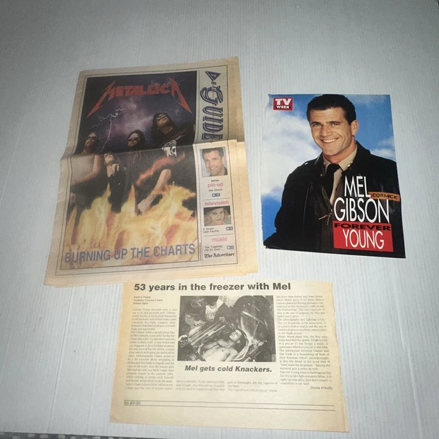 VINTAGE THE ADVERTISER The Guide Newspaper Featuring Metallica Mel ...
