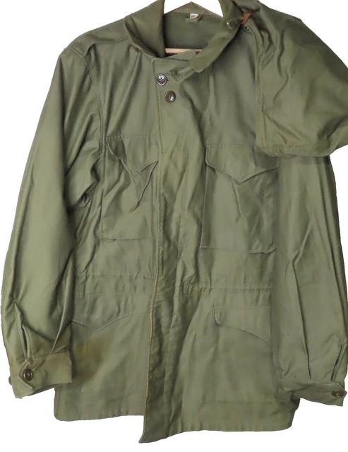 WW2 M43 M1943 ARMY USMC Field Jacket Dated May 1945 Reliance MFG. Co ...
