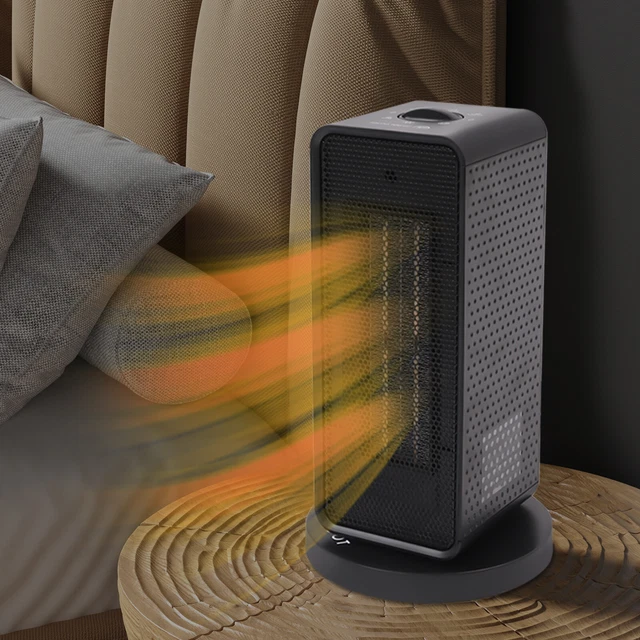 1200W ENERGY-SAVING CERAMIC Space Heater Oscillating Fan Heater Hot ...