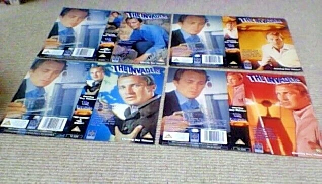 THE INVADERS SMALL BOX UK VHS VIDEO SAMPLE SLEEVE x 4 1994 NEW Roy ...