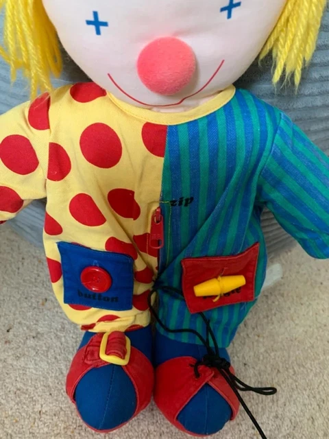 18& VINTAGE BOOTS Popper Clown Cloth/ Rag Doll,educational £5.45 ...