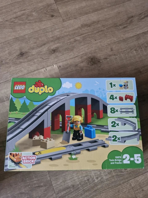 LEGO DUPLO TRAIN bridge and tracks 10872 brand new sealed £31.88 ...