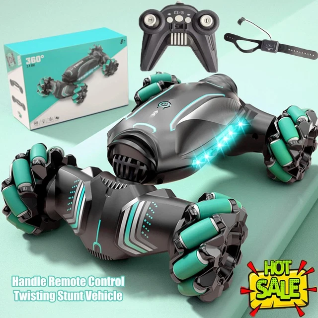 4WD RC STUNT Car 360° Remote Control Twist Hand Gesture Sensing Off ...