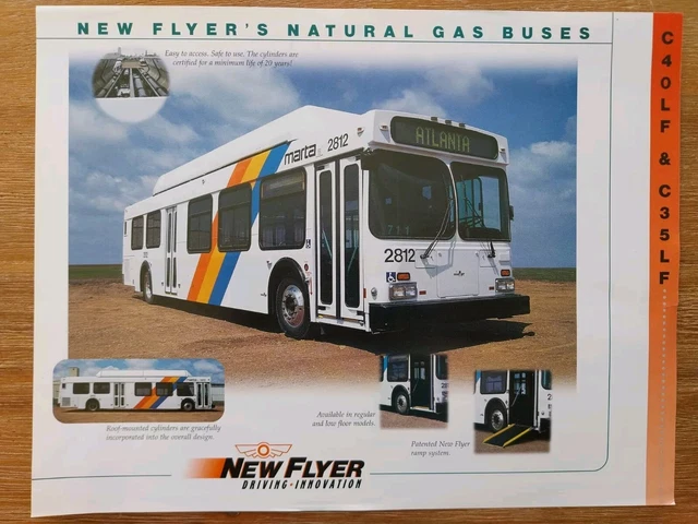 BUS-PROSPEKT NEW FLYER C 40 LF / C 35 LF Linienbus Omnibus £4.17 ...