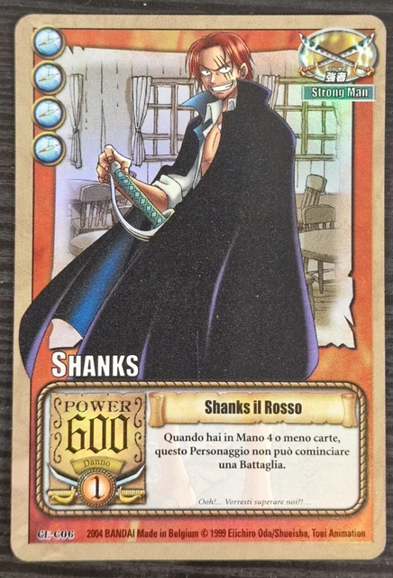 One Piece Tcg Shanks Card IN VENDITA! - PicClick IT