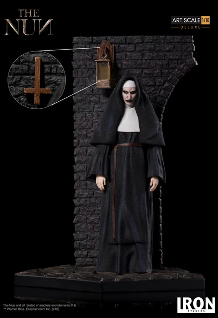 THE CONJURING: THE NUN DELUXE VERSION ART SCALE 1/10 STATUE 19cm IRON ...