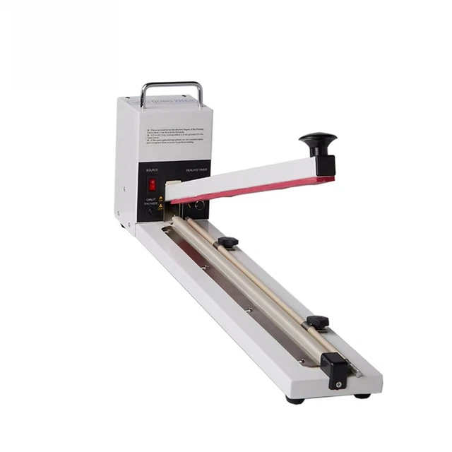 LONG PORTABLE HAND Impulse Food Sealer Plastic Bag Cutter Sealing ...