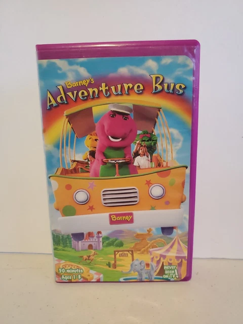 BARNEY - BARNEYS Adventure Bus (VHS, 1997, Clam Shell) EUR 7,94 ...
