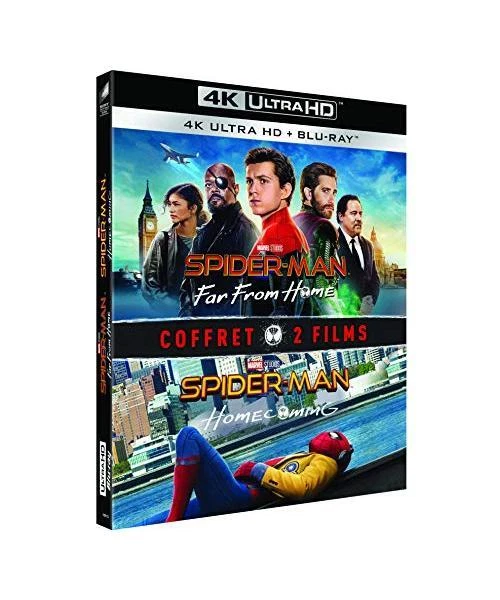 COFFRET SPIDER-MAN 2 films : homecoming ; far from home 4k ultra hd [Blu-ray] [F EUR 20,99 ...