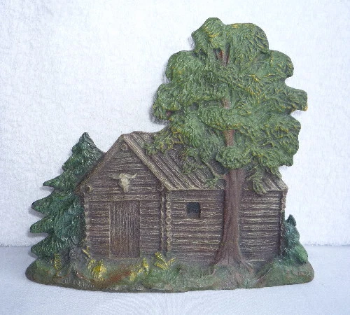 ELASTOLIN MASSE : seltenes Blockhaus mit Baum von LINEOL EUR 89,99 ...