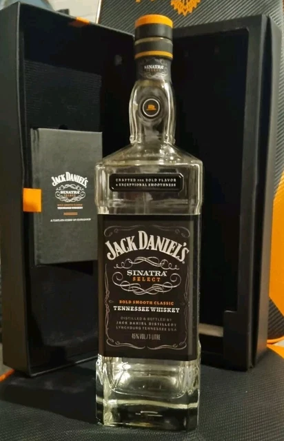 RARE JACK DANIELS Sinatra Select EMPTY Bottle, Box & Book Whiskey ...