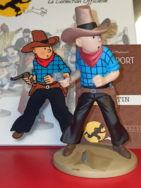 FIGURINE TINTIN EN cow-boy - TINTIN La Collection officielle n°30 EUR 7 ...