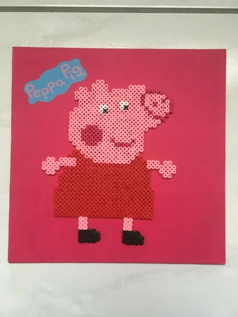 PIXEL ART / Ironing Beads Peppa Pig Board £8.20 - PicClick UK