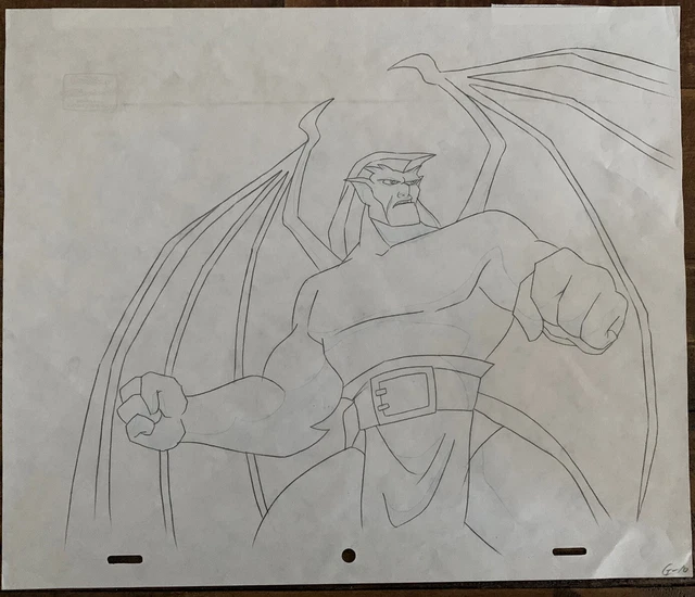 Gargoyles Walt Disney Original Production Cel Drawing Goliath Eur 119