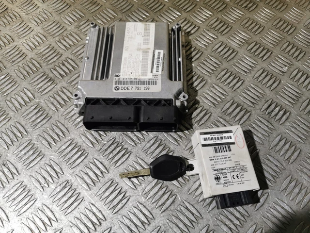 BMW E46 320D M47 Manual ECU Engine Control Unit DDE EWS KEY 7791190 £ ...