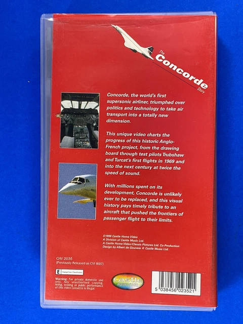 THE CONCORDE STORY VHS Video Tape £4.50 - PicClick UK