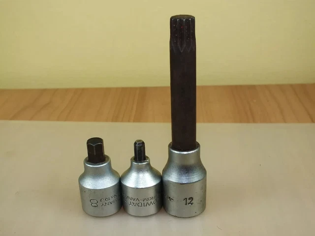 DOWIDAT 19J - 1/2" Drive Allen Key Hexagon Socket 5mm,8mm Superslim ...