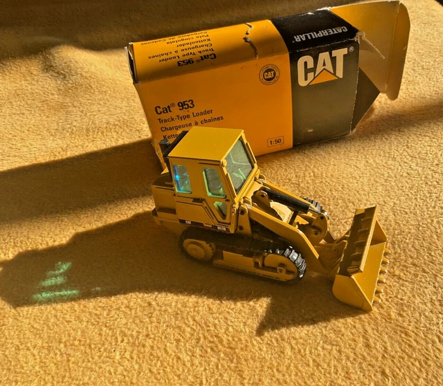 ORIGINAL NZG 1:50 No 223 Laderaupe Caterpillar Cat 953 Mit Ovp Western ...