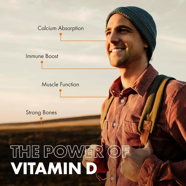 VITAMIN D 1000IU 400 Tablets 1 Year Supply High Strength D3 ...