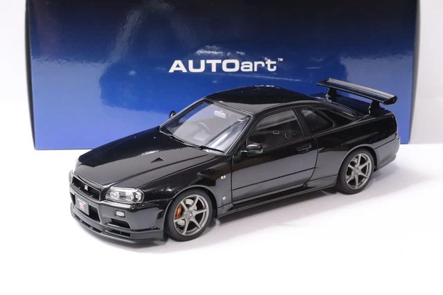 1:18 AUTOART NISSAN Skyline GT-R (R34) V-SPEC II Perle Noire 2001 EUR 215,74 - PicClick FR