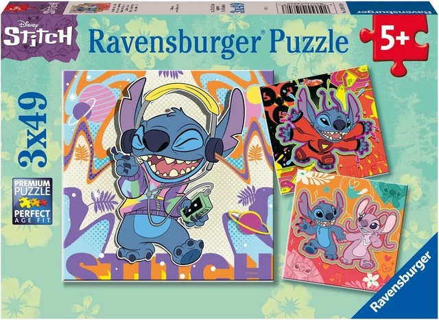 RAVENSBURGER 12001070 DISNEY Stitch Jigsaw Puzzles for Kids Age 5 Years ...