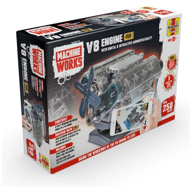 HAYNES V8 ENGINE Model Kit Functional Motorised Petrol 250 Parts ...