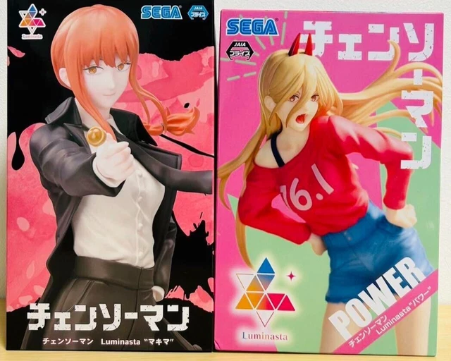 SEGA CHAINSAW MAN Figure Luminasta Makima & Power Set of 2 ANIME MANGA ...