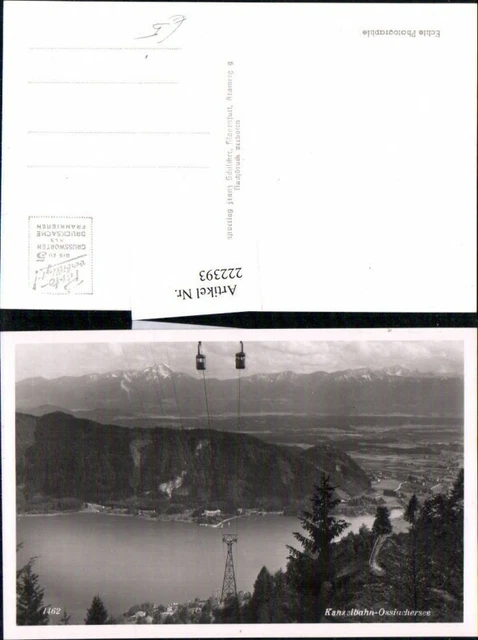 222393,KANZELBAHN SEILBAHN SEILSCHWEBEBAHN Gondel Ossiachersee See EUR 5,00 - PicClick FR