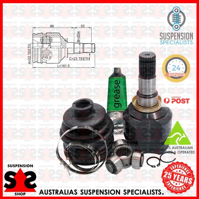 FRONT AXLE JOINT Kit, Drive Shaft Suit TOYOTA Porte 1.3 VVTi (NNP10) PORTE I EUR 86,90 - PicClick FR