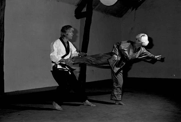 INTERVIEW WITH CHUCK Norris In Paris, in a karate club, actor Chu- 1976 ...