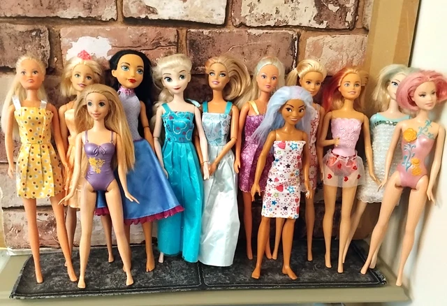 BARBIE DOLL BUNDLE Fairytopia Simba Disney Damaged Poor Condition Hair ...