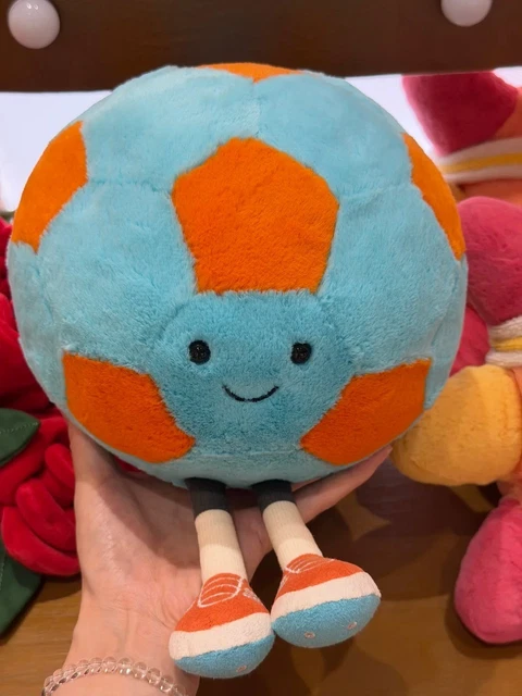 JELLYCAT FOOTBALL 27CM new with tags dust bag fast ship UK £32.48 ...