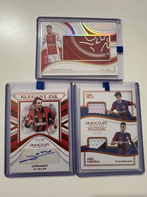 PANINI IMMACULATE SOCCER Trading Cards x3 $149.00 - PicClick AU