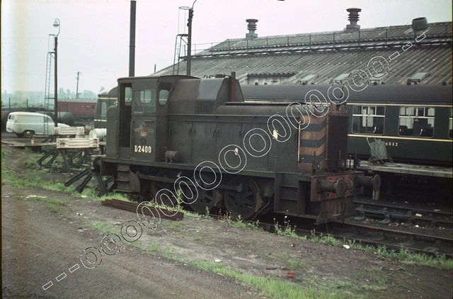 35MM ORIGINAL COLOUR SLIDE OF CLASS 02/5 SHUNTER AT LINCOLN DIESEL ...