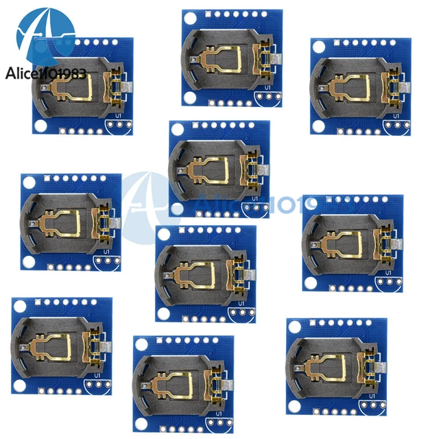 10PCS I2C RTC DS1307 AT24C32 Real Time Clock Module For Arduino AVR ARM ...