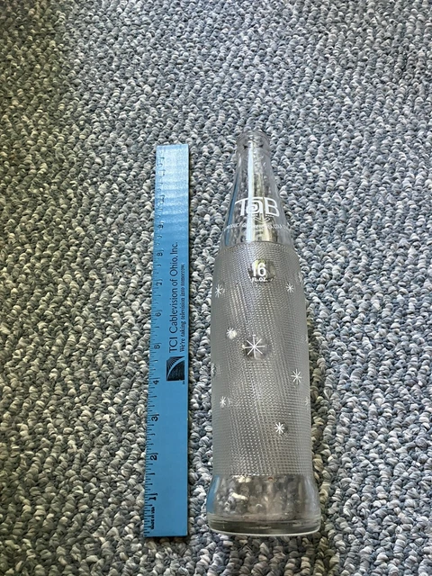 VINTAGE TAB CLEAR Embossed 16 Oz. Glass Pop Bottle $8.00 - PicClick